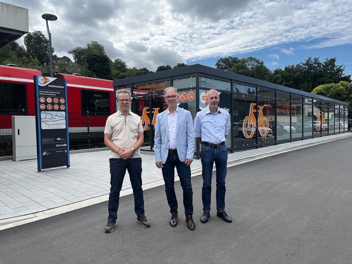 Mobilstation und P+R-Anlage am Bahnhof Ründeroth fertiggestellt - wir.go.Rheinland