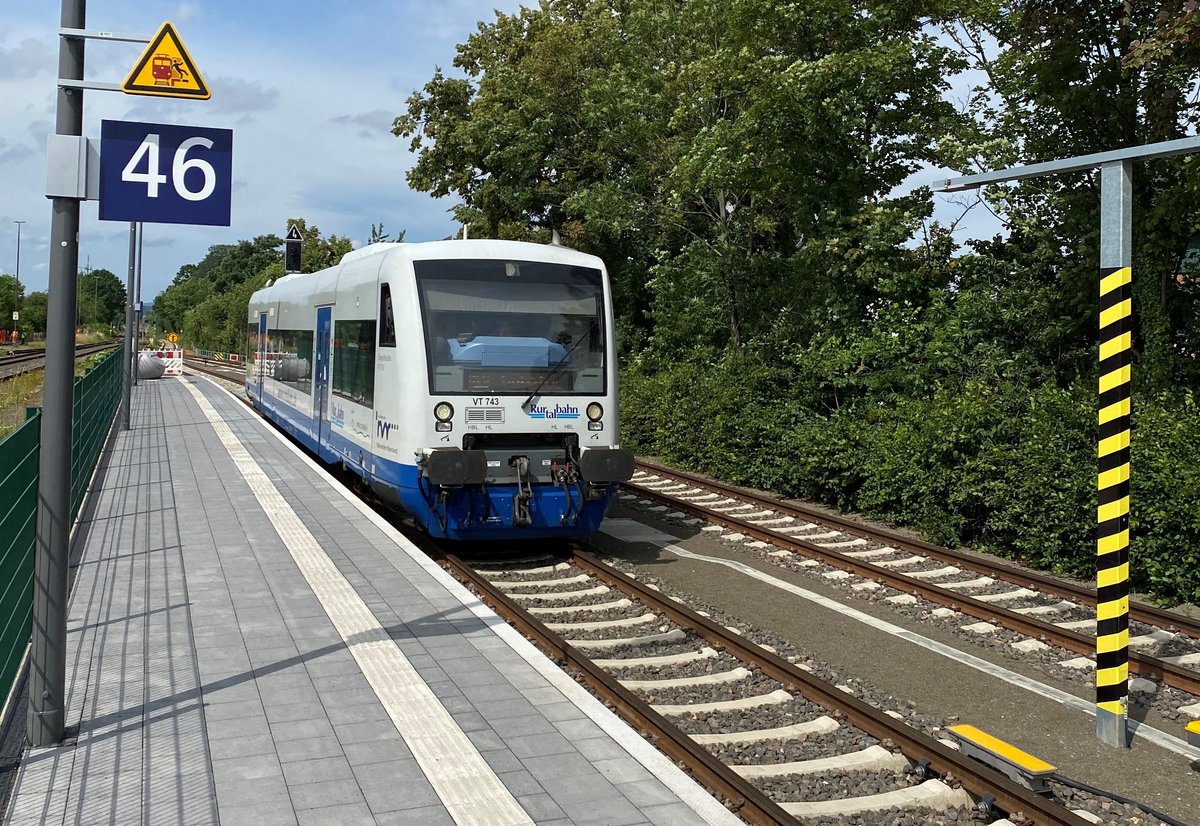 Von NVR und DB reaktivierter Bahnsteig ist fertiggestellt - wir.go ...